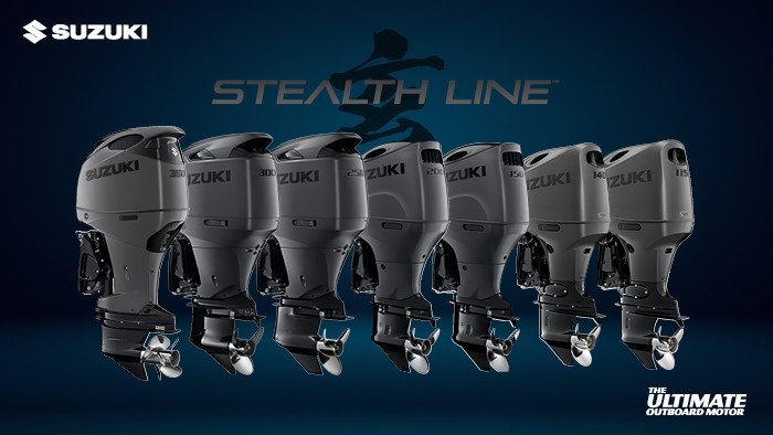 Suzuki Marine - Suzuki Marine : avec la série Stealth Line, le noir mat s'impose